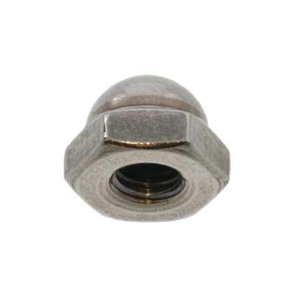 UNF   5/16-24　ステン袋ナットナットの片側に半円形のキャップが付いています。ネジが突き出していような場所に取り付けて引っ掛け事故によるケガ等から保護します。サビに強いステンレスなので屋外でも安心して御使用いただけます。※輸入品の...