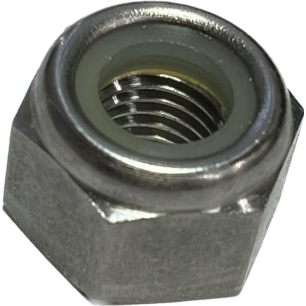 M10P=1.5 H=10ステンレスナイロンナットDIN一般工具で作業できる緩み止めナット特徴●ナットを締付ける際、ナイロンリングに雄ねじが作られ、その部分の摩擦によりゆるみ止め効果が発生します。●繰り返し使用してもトルク低下が少ないです。...