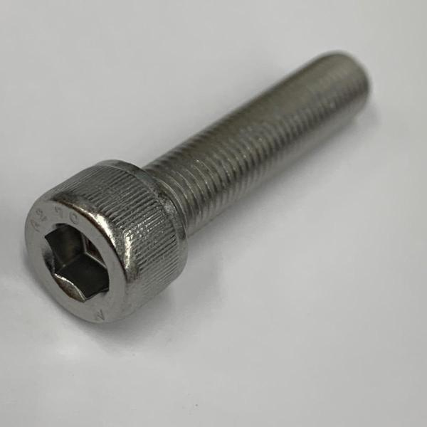 M12(P=1.25)X45 ステン細目キャップボルト(首下全ネジ)自動車やバイクでよく使われるM12P=1.25(細目ピッチ)のSUS304製キャップボルトです。シートレール他、部品の取付調整などに御使用下さい。細目ピッチは構造的に並目ピ...