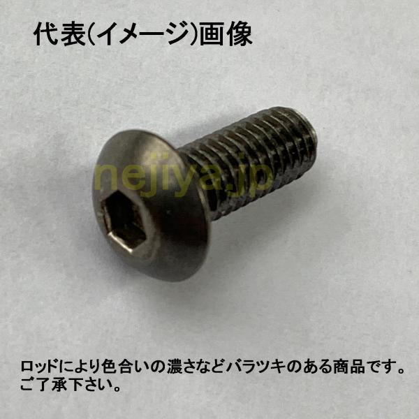チタンtb340ボタンキャップボルトM8X15　　L寸は首下表示です　軽量・高耐食のチタンボタンキャップボルト（六角穴付ボタンボルト）の販売コーナーです。　チタンは工業用純チタン(KS50及び2種相当品)を使用しています。比重は鉄の7.8に...