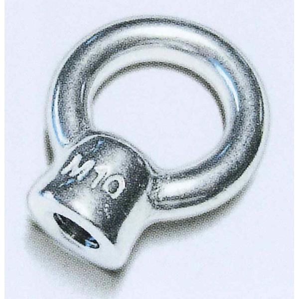 アイナット(鍛造製) INT-6M(ミリネジ)材質 SUS306参考使用荷重50kg信頼製の高いひめじや製