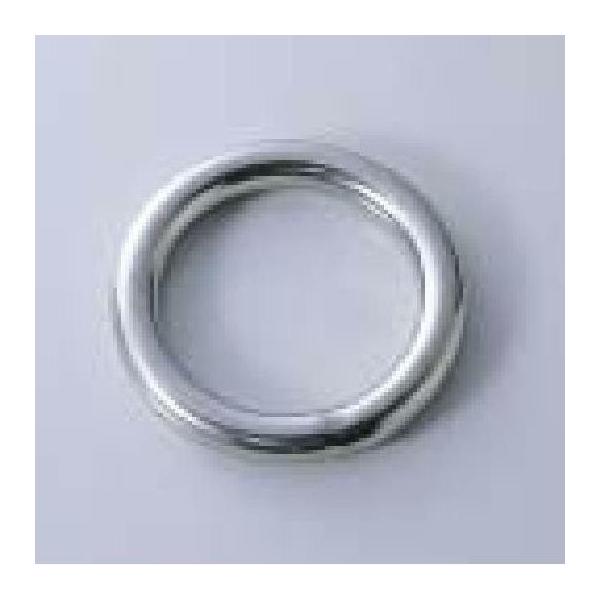 ステン丸カン　R-5X25 (線径φ5X 内径φ25)材質 SUS304参考使用荷重 85kg信頼製の高いひめじや製