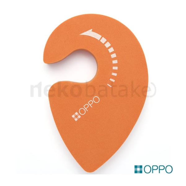 愛猫のドアノブ操作防止とドアの隙間を設けます。このデザインからは機能がなかなか想像がつきにくいのですが、そこが大きな特徴でもあり、OPPOシリーズ全般に共通していることで、この、ノブロックも高いデザイン性と機能性を両立させています。○ハンド...