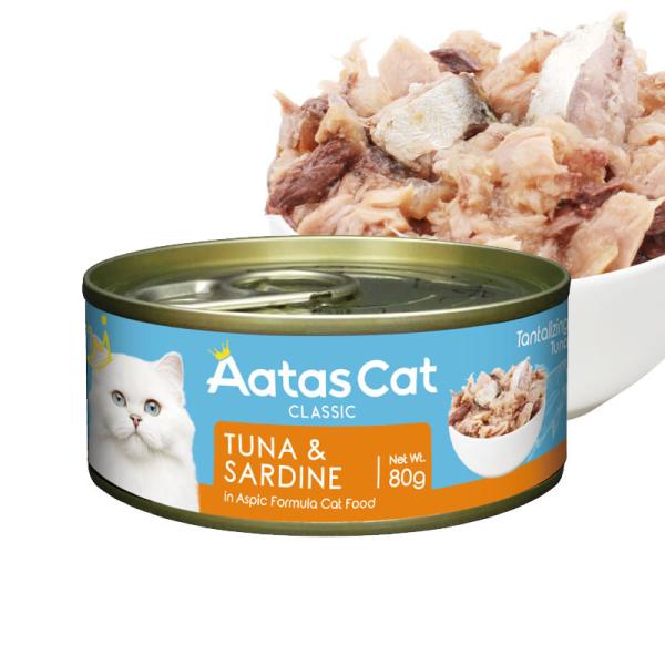 うま味あふれる煮こごり（アスピック）でジューシーに調理したツナの缶詰です。愛猫のニーズにあわせて選べる美味しいトッピングをプラスしたフレーバーを揃えています。トッピングは控えめです。・一般食 ・オールステージで全ての猫種向きです。・グレイン...