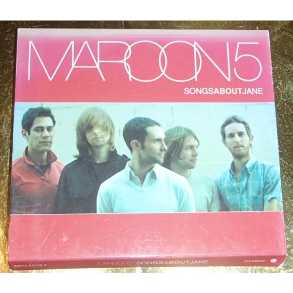 「マルーン5　Maroon5／Songs About Jane（香港盤）」-中古 ＵＳＥＤ ＣＤです-８２８７６６３２２８２８規格-香港盤です-ジャケ 良いです-盤質 多少スリキズ有りです動作には問題ございません-紙製外ケース付き 外ケース...