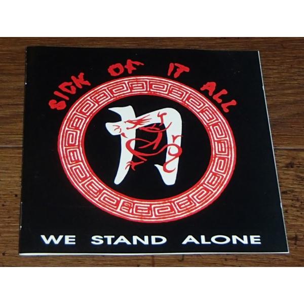 「Sick Of It All／We Stand Alone」-中古　ＵＳＥＤ　輸入盤　ＣＤです-In-Effect盤、5099746810023規格-ジャケ　スレ等　経年感有りです-盤質　良いです=収録曲=1  What's Goin' ...