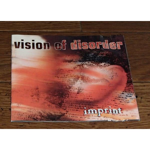 「ヴィジョン・オブ・ディスオーダー 　Vision Of Disorder／Imprint」-中古　ＵＳＥＤ　輸入盤　ＣＤです-Roadrunner Records盤、RR 8793-2規格-ジャケ　ヨレ、イタミ等ダメージ有りですプラケース...
