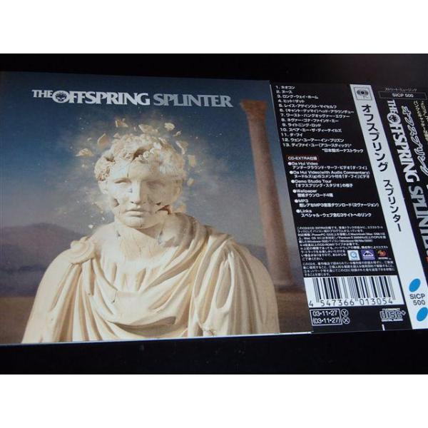 「オフスプリング　ＯＦＦＳＰＲＩＮＧ／スプリンター」?中古　ＵＳＥＤ　国内盤　ＣＤです?ソニー/国内盤、ＳＩＣＰ−500規格?ジャケ　良いです?盤質　多少スリキズ有りです　動作には問題ございません?歌詞＆帯付き=収録曲=1. Neocon ...