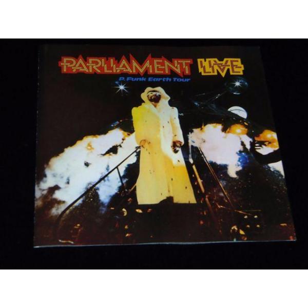 「パーラメント　Parliament　／　P-Funk Earth Tour」ー中古　ＵＳＥＤ　輸入盤　ＣＤですーcasablanca盤、０４２２８３４９４１２１規格ー盤質、ジャケ　良いです=曲目リスト=1. P-Funk (Wants T...