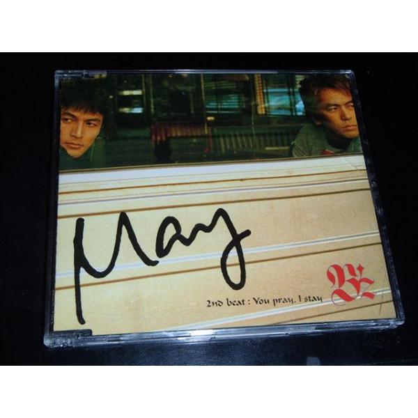 「B’z／May」ー中古　ＵＳＥＤ　国内盤　ＣＤシングルですーRooms Records/国内盤、ＢＭＣＲ−７０４２規格ージャケ　良いですー盤質　多少スリキズ有りです　動作には問題ございませんー歌詞付き　帯は付いていません=曲目リスト=1....