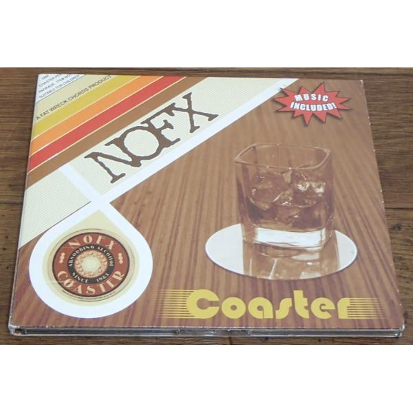 「NOFX　/　Coaster」-中古　ＵＳＥＤ　輸入盤　ＣＤです-Fat Wreck盤、FAT737-2規格-デジパックジャケット仕様盤ジャケ　スレ、イタミ等　経年感有りです-盤質　多少スリキズ有りです動作には問題ございません-歌詞付き＝...