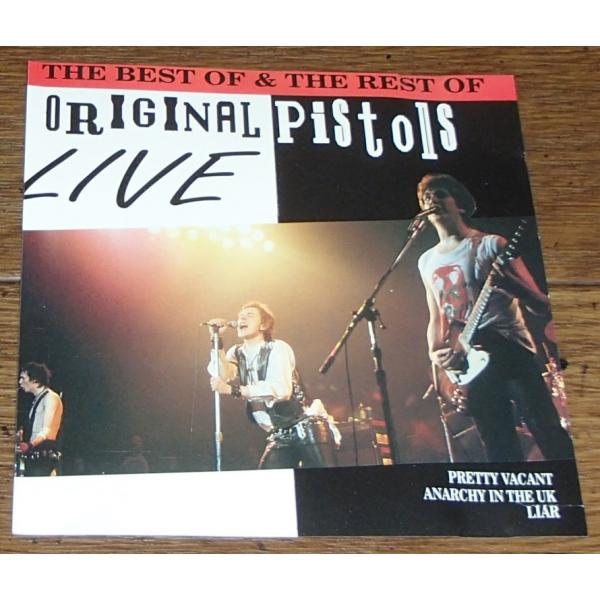 「Sex Pistols / The Best of ＆ The Rest of Original Pistols Live」-中古　USED　輸入盤　CDです-Action Replay盤、5014438900820規格-ジャケ　スレ、ヨ...
