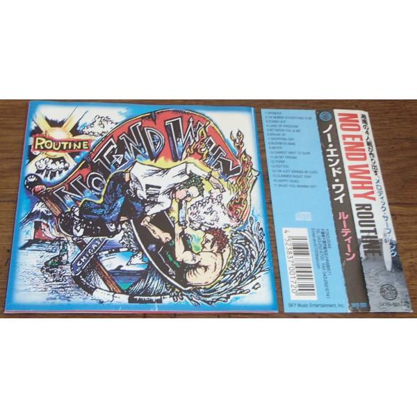 「ノー・エンド・ワイ / ルーティーンNO END WHY/ROUTINE」-中古　ＵＳＥＤ　国内盤　ＣＤです-ＳＫＹ盤、SKYR-17規格-ジャケ　ヨレ等　経年感有りです-盤質　キズ有りです-歌詞＆帯付き帯背　色褪せ有りです＝収録曲＝1....
