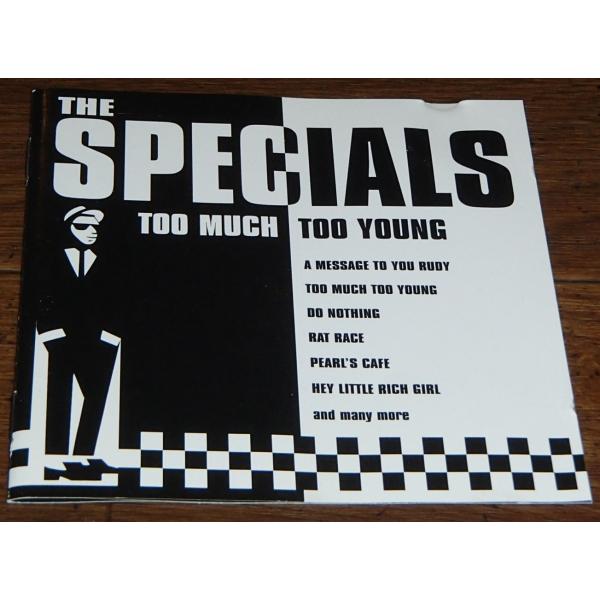 「THE SPECIALS　スペシャルズ / TOO MUCH TOO YOUNG[輸入盤]」-中古　ＵＳＥＤ　輸入盤　ＣＤです-EMI盤、724383833320規格-ジャケ　ヨレ、イタミ、破れ等ダメージ大です-盤質　ちょいスリキズ有りで...