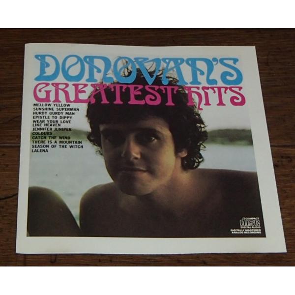 「ドノヴァン　Donovan／Donovan's Greatest Hits」-中古　ＵＳＥＤ　輸入盤　ＣＤです-Epic盤、EK 26439規格-ジャケ　良いです　-盤質　ちょいスリキズ有りです動作には問題ございません=収録曲=1  Ep...