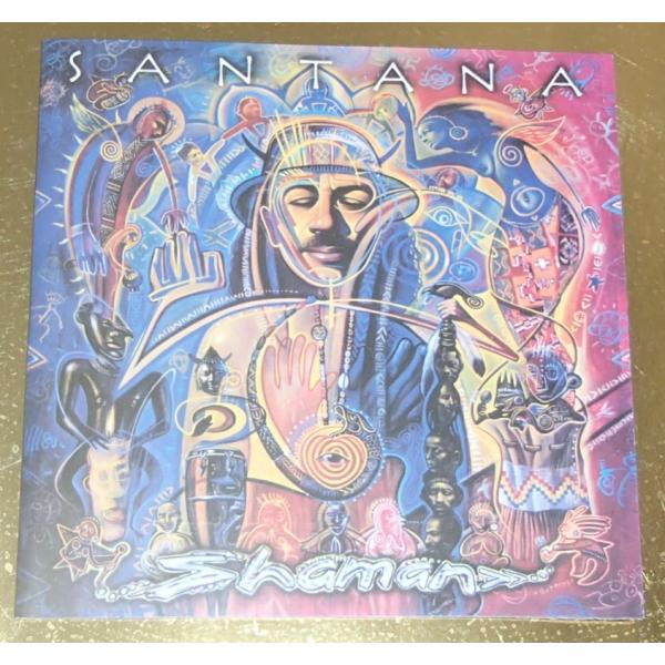 「Santana　サンタナ/Shaman（輸入盤ＣＤ）」-中古　ＵＳＥＤ　輸入盤　ＣＤです-Arista盤、078221473729規格-ジャケ　良いです-盤質　キズ有りです-歌詞付き＝収録曲＝01． Adouma  02． Nothing...