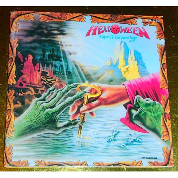 「ハロウィン / 守護神伝-第二章-Halloween / keeper of The Seven Keys part II」ー中古　ＵＳＥＤ　国内盤　ＣＤですービクター盤、ＶＤＰ−１３８０規格ージャケ　スレ等　経年感有りですー盤質　多少ス...