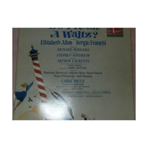 「DO I HEAR A WALTZ ?（ワルツが聞こえる？）1965 Original Broadway Cast」-中古 ＵＳＥＤ 輸入盤 ＣＤです-ＳＯＮＹ盤、ＳＫ ４８２０６規格-ジャケ 若干ヨゴレ有りです-盤質 良いです＝曲目リス...