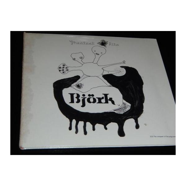 「ビョーク／グレイテスト・ヒッツ」-中古　ＵＳＥＤ　国内盤　ＣＤです-ユニバーサル/国内盤、ＵＩＣＰ−１０５０規格-ジャケ　シミ、ヨゴレ激しくダメージ大ですヨレ、イタミ、スレ有りです-盤質　スリキズ有りです　ディスクラベル面　スリキズ有りで...