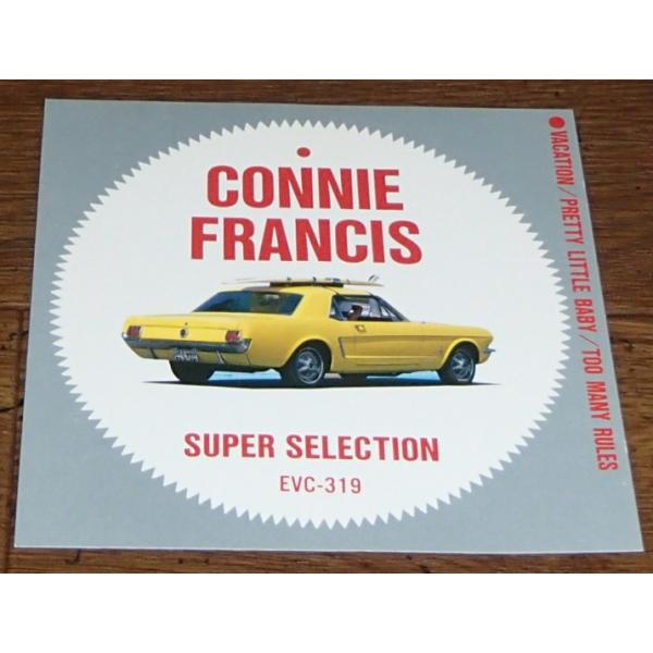 「コニ―・フランシス／スーパー・セレクションConnie Francis／Super Selection」-中古 ＵＳＥＤ 国内盤 ＣＤです-Echo Industry Co., Ltd./国内盤、 EVC-319規格-ジャケ 良いですプラ...