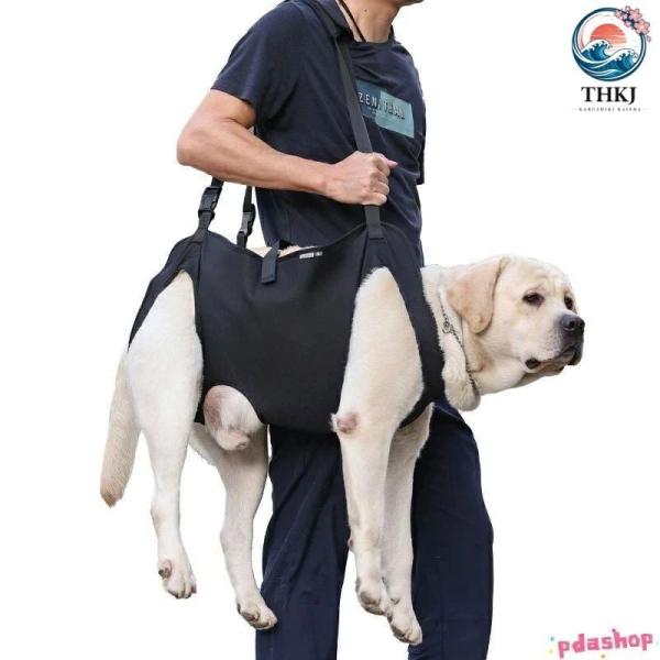 【犬の介護用ハーネス】犬 歩行補助 ハーネスは、関節損傷、関節炎、リウマチなどでバランスを失った犬を日常生活でサポートし、安定させることで、老犬や障害のある犬の若返りに役立ちます。 当社の犬用リフトハーネスは犬の全身をサポートでき、使い方は...
