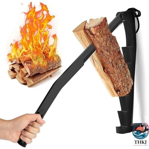壁掛け薪割り機の重さは4.5kg、寸法は60CM * 14CM * 8CMです。 使用時の衝撃にも耐えられます。 使いたいときに気軽に持ち運べます。炭素鋼を採用し、表面は薪セパレーターで処理されており、変形や錆びにくく、高圧下で曲がったり壊...