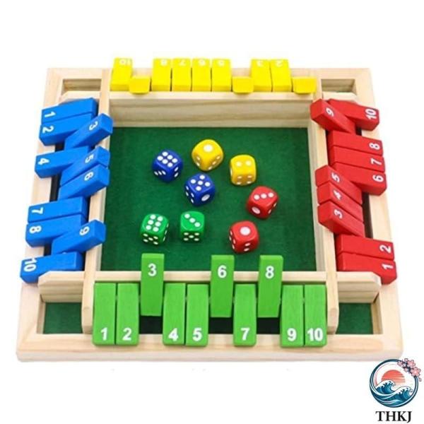 商品の説明                                        商品の説明               シャットザボックス 数字 ボードゲーム 2-4人プレイ 木製 ジャックポット ゲーム サイコロ 頭脳戦 足し算...