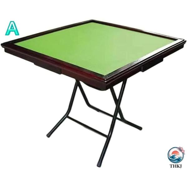 ? 1:材質：(木材、合金 ) 、サイズ(約)：幅90×奥行90×高さ73cm 重さ：約12kg。? 2:麻雀テーブルのフレーム全体は高品質の木製ボードで作られており、折りたたみ可能で収納可能、頑丈で耐久性があります。 柔らかなナイロン生地...