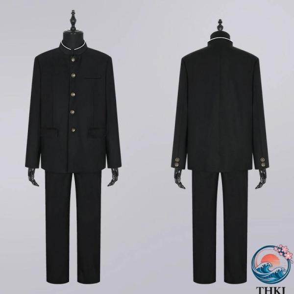 超黒ハイグレード 標準型学生服の規定に準じます。上着は高級背抜き仕立て、前ダーツあり詰襟 ズボンはノータック斜めポケットストレート型 【素材】ポリエステル１００% ※注意事項 サイズ・重量は、多少の誤差が生じる場合がございます。 お使いのブ...