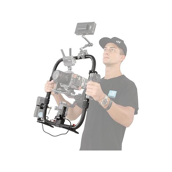 DJIRS 2 Gimbal、DJI RS3/RS3 PROと互換性があり、ロゼットアダプターとクランプを含むリング-rs2グリップ、DFDIGITALFOTORS2ベーシックサポートシステムDJIRS2ジンバルと互換性のあるデュアルハンド...
