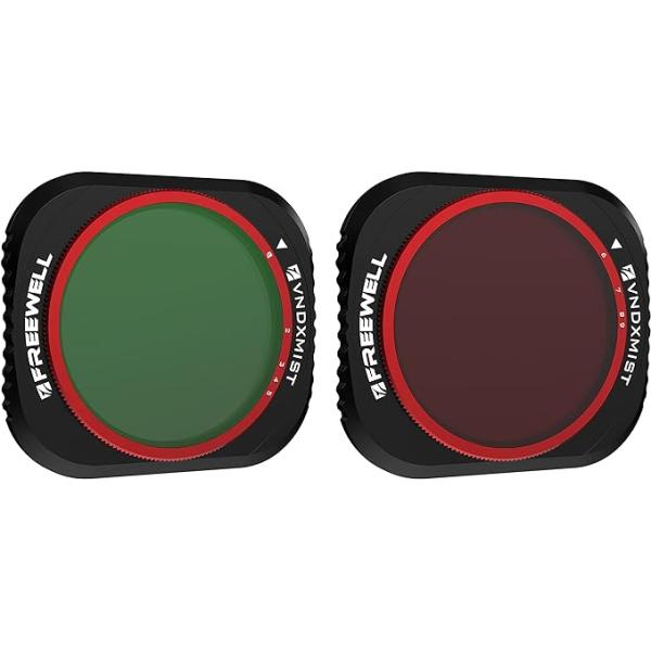 DJI Mavic 2 Pro専用の可変NDフィルターセット2-5STOP、6-9STOPの2枚構成Mavic 2 Zoomとの互換性はありませんダイヤル式で日光の状況にあわせ調整可能シャッタースピードを的確に調整し、ミストエディションのフ...