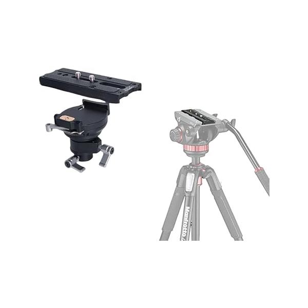 クイックリリースプレート付きステディカムジンバルベスト回転可能ボールヘッド接続12/13/16mmチューブベスト?【12/13/16mmステディカム用】：このクイックリリースアダプターを使用すると、ほとんどのカメラ本体をThanos-SEシ...