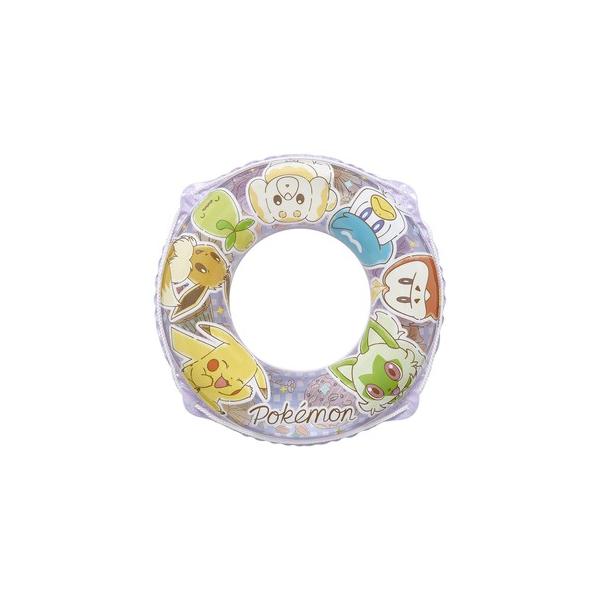 大人気キャラクター「ポケモン」の浮輪です。直径60センチで対象年齢は4〜8歳くらいのお子様です。ロープ付き。サイズ：60cm規格■生産地：中国■素材・成分：本体：塩化ビニル樹脂（玩具安全基準適合可塑剤使用）ロープ：ポリプロピレン■パッケージ...