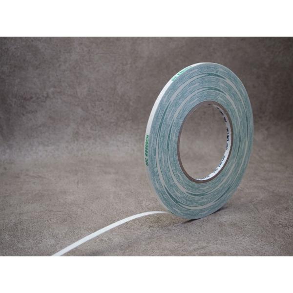 ちぎれ難い特殊不織布を基材として、その両面に強力に接着し糊残りの少ない粘着剤が塗布された両面粘着テープです。リワーク(貼り直し)性に優れ、解体・分別作業時には剥がすことが出来ますので、リサイクルを必要とするOA機器や、家電等の部品固定に使用...