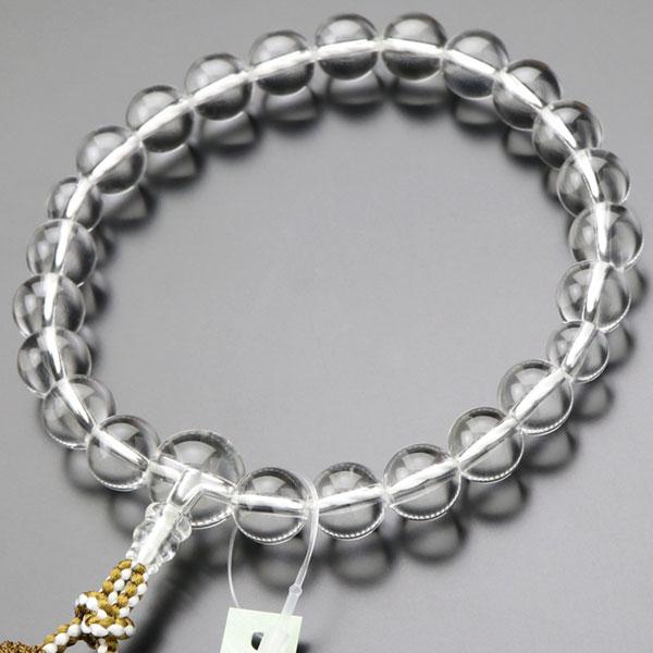 すべての宗派のお客様にお使い頂ける男性用のお数珠でございます。素材は、日本の国石にも指定されている本水晶でございます。澄みきった透明感が美しく、玉にあたる光が明るく艶めき、その純粋な姿に、凛とした強ささえをも感じさせる魅力があります。房は、...