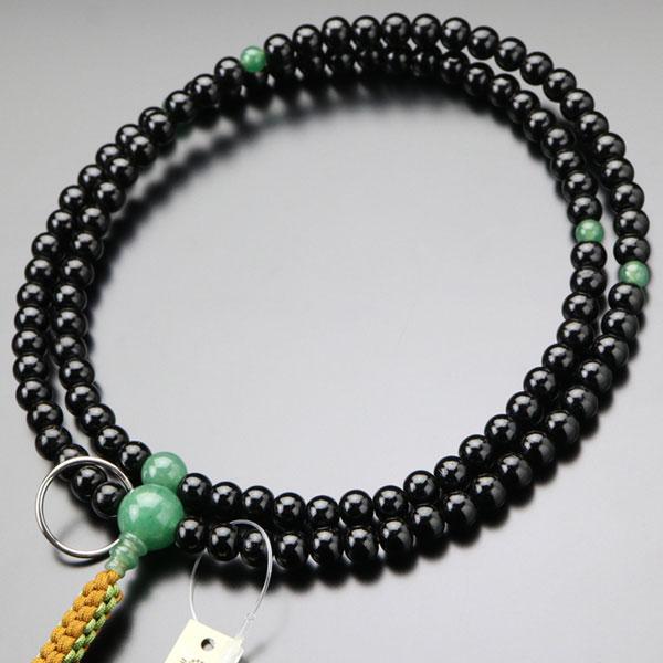 曹洞宗、男性用の正式なお数珠でございます。素材は、艶あり加工が施された黒檀でございます。高級感があり非常に魅力的でございます。アクセントには色鮮やかな印度翡翠を厳選し、使用しております。また曹洞宗のお数珠には欠かす事の出来ない銀輪は、店長の...