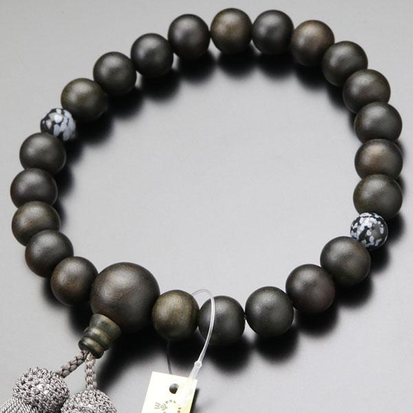 すべての宗派のお客様にお使いいただける男性用のお数珠でございます。素材は、風合い良い艶消し加工の縞黒檀でございます。アクセントには、数珠としては珍しいスノーフレークを使用しております。お買い求め頂きやすい価格ではありますが、品質にはこだわり...