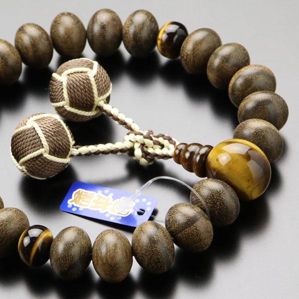 創業文久元年、日本製にこだわり、使用される消費者様の事を思い作られた、山田念珠堂のお数珠でございます。すべての宗派のお客様にお使い頂ける男性用のお数珠でございます。素材は、木目が男らしく美しいシャム柿でございます。上品かつ高級感を感じさせて...