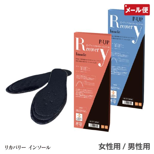 【メール便送料無料】〜靴の中に敷くだけで快適な歩行のサポート〜 ピーアップ FRONTe 超美振動 P-UP波 バランス 疲労 むくみ 消臭 制菌 加工 ブラック 日本製P-UP リカバリー インソール 女性用/男性用 中敷き 靴用関連ワー...