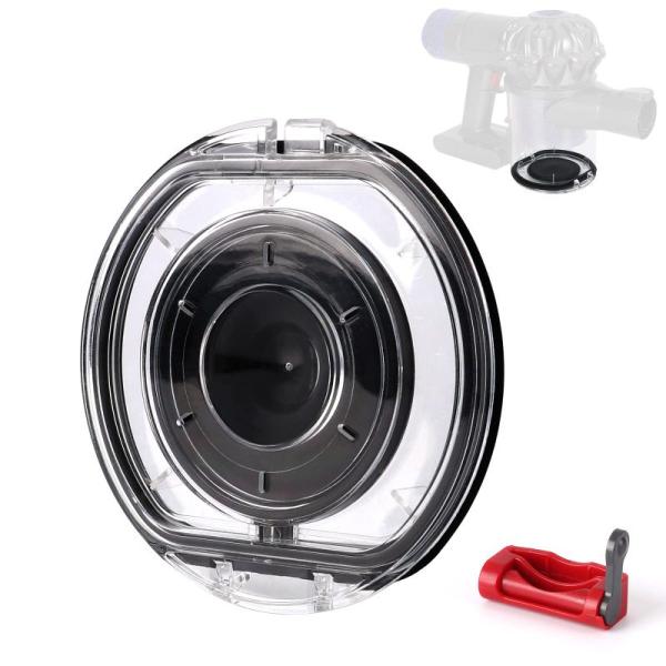 【商品名】　ダストボックスの蓋への置き換えダイソン V6 掃除機 DC58 DC59 DC62 DC72 DC74 ビン、ダストバケツカバー交換部品★★ラッピングについて★★当店ではラッピングは承っておりません。ご了承くださいませ。★★サイ...