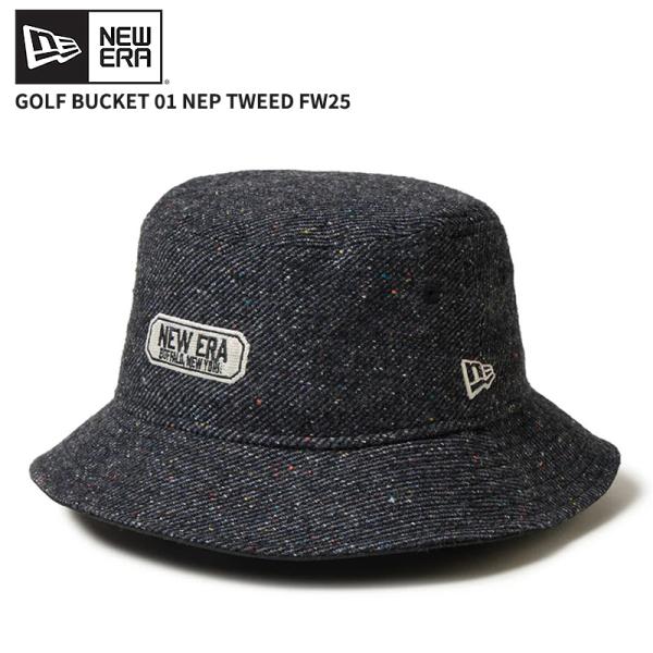 【ポイント5倍 国内正規品】検索キーワード：ニューエラ New Era バケットハット バケハ ハット 帽子 ゴルフウェア メンズ レディース ユニセックス 秋冬 ネップ ツイード ウール 防寒 抗菌 MICROERA おしゃれ クラシック...