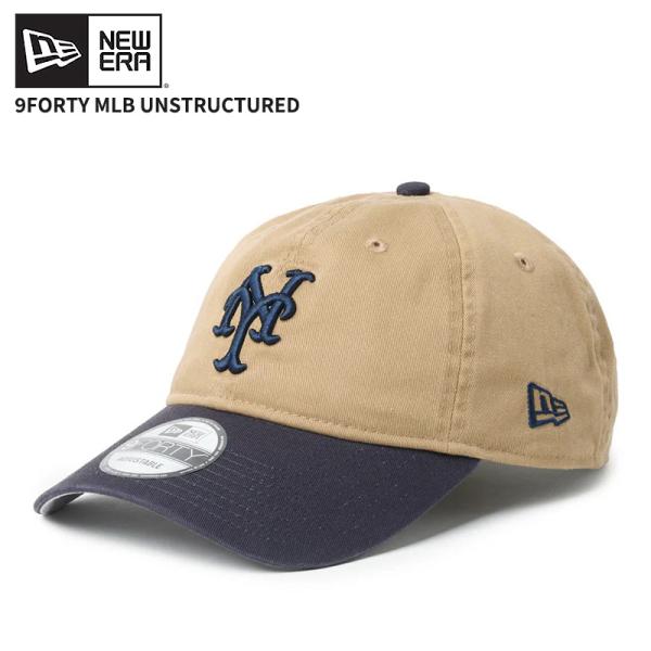 【ポイント5倍 国内正規品】検索キーワード：ニューエラ NEWERA 9FORTY キャップ MLB コットン アンストラクチャード ソフトキャップ 帽子 メンズ レディース ユニセックス 春 夏 ベースボールキャップ カーブバイザー 軽量...