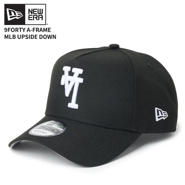 【ポイント5倍 国内正規品】検索キーワード：ニューエラ NEWERA 9FORTY AFrame キャップ 帽子 MLB ドジャース ロサンゼルス ベースボールキャップ ロゴ 逆さロゴ アップサイドダウン メンズ レディース ユニセックス ...