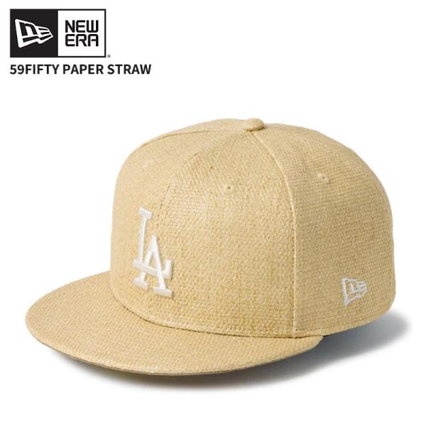 【ポイント5倍 国内正規品】検索キーワード：ニューエラ NEWERA 59FIFTY ロサンゼルスドジャース ドジャース MLB キャップ ベースボールキャップ メンズ レディース ユニセックス 帽子 春 夏 ペーパーストロー ペーパー素材...
