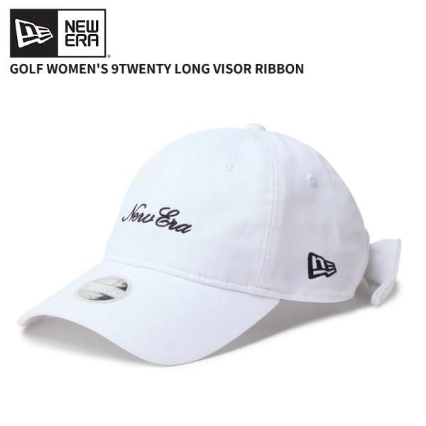 【ポイント5倍 国内正規品】検索キーワード：ニューエラ NEWERA ゴルフキャップ レディース 9TWENTY キャップ ロングバイザー 帽子 リボンキャップ ゴルフウェア 紫外線対策 UV対策 春 夏 スポーツ ゴルフ女子 レディースフ...