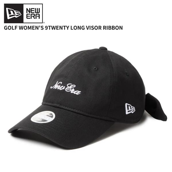 【ポイント5倍 国内正規品】検索キーワード：ニューエラ NEWERA ゴルフキャップ レディース 9TWENTY キャップ ロングバイザー 帽子 リボンキャップ ゴルフウェア 紫外線対策 UV対策 春 夏 スポーツ ゴルフ女子 レディースフ...