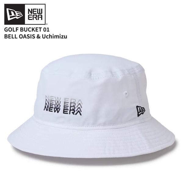 【ポイント5倍 ネコポス送料無料 国内正規品】検索キーワード：ニューエラ NEWERA バケットハット メンズ レディース ユニセックス 春夏 ゴルフキャップ 帽子 冷却素材 吸湿放湿 BELL OASIS Uchimizu 高機能 通気性...