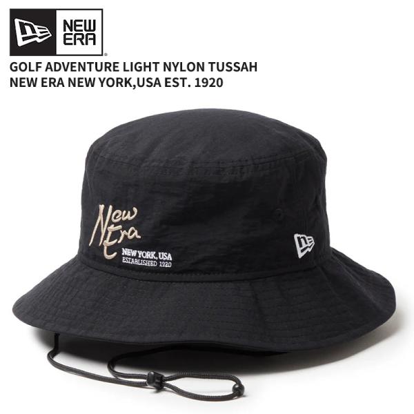 【ポイント5倍 国内正規品】検索キーワード：ニューエラ NEWERA ゴルフハット アドベンチャーハット 帽子 ナイロンハット 撥水 軽量 メンズ レディース ゴルフウェア アウトドア キャンプ フェス 紫外線対策 UV対策 春 夏 ラウン...