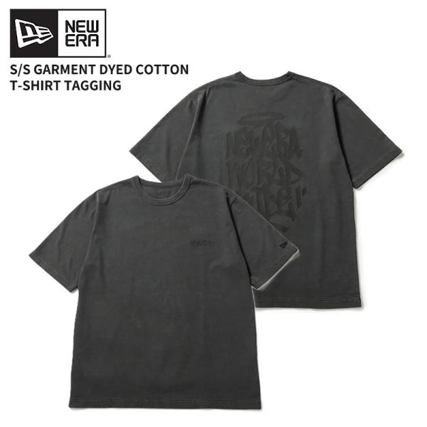 【ネコポス送料無料】検索キーワード：ニューエラ NEWERA 半袖 Tシャツ ガーメントダイ コットンTシャツ Tagging タギング グラフィティ ロゴTシャツ メンズ レディース ユニセックス 春 夏 綿 8oz 厚手 ラバープリント...