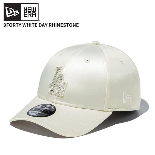 【ポイント5倍 国内正規品】検索キーワード：ニューエラ NEWERA 9FORTY キャップ ラインストーン サテン MLB ロゴ 帽子 春 メンズ レディース ユニセックス ホワイトデー ギフト プレゼント きれいめ カジュアル ストリー...